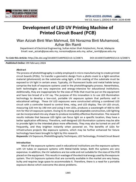 development of led uv printing machine of printed circuit board pcb