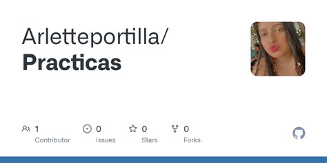 GitHub Arletteportilla Practicas