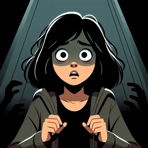 Download Ai Generated Woman Scared Royalty Free Stock Illustration Image Pixabay