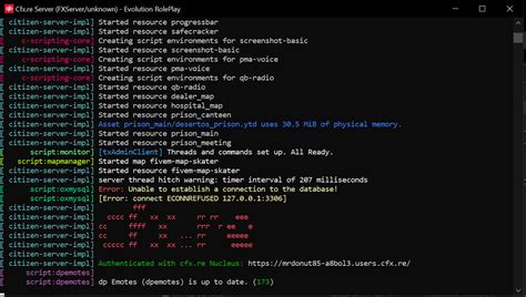Qbcore Server Unable To Connect To Database Qbcore Cfxre Community