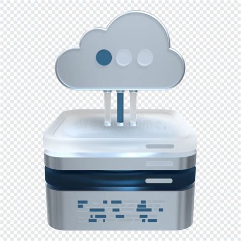Cloud Computing Technology Cloud Data Center With Hosting Server