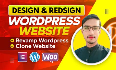 fix design redesign build rebuild clone edit or revamp wordpress