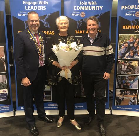Dr Congratulations To Rotary Club Of Kenmore Australia President