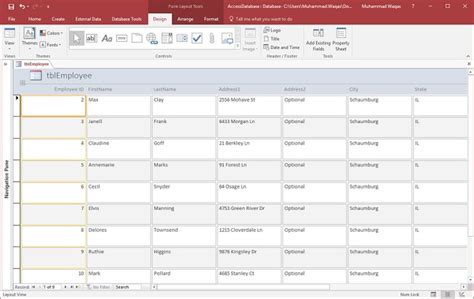 MS Access Create Form