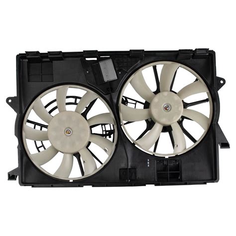 Trq Dual Radiator And Condenser Cooling Fan Assembly For Jeep Grand
