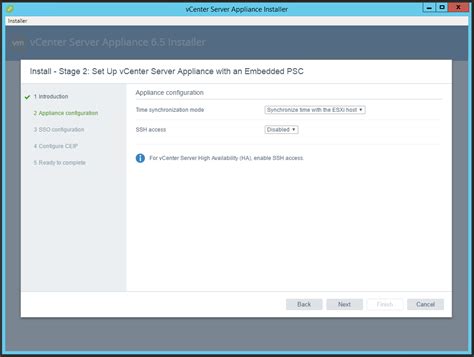 VGarethLewis VMware VCenter Server Appliance 6 5 Installation Configuration