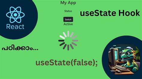 React Js Usestate Hook Boolean In Malayalam Coding Dino