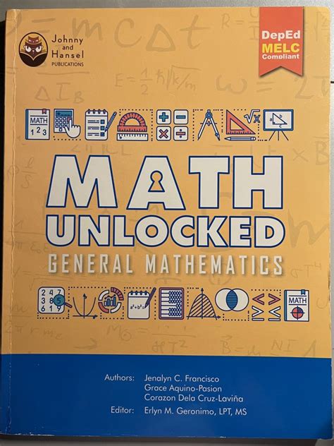 Ust Shs Grade 11 General Mathematics Genmath Book Hobbies And Toys