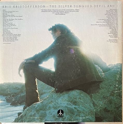 Kris Kristofferson The Silver Tongued Devil And I Vinyl