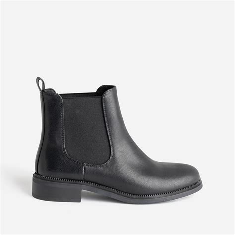 Black Leather Ankle Boots With Scarf Detail Ankle Boots Women Eram