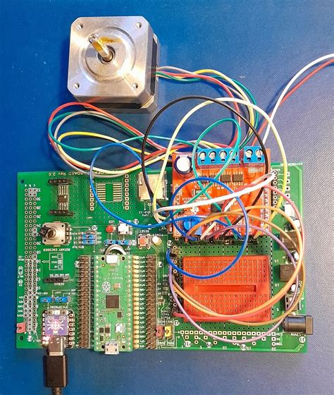 stepper motor control with raspberry pico pio and drv8711 driver part
