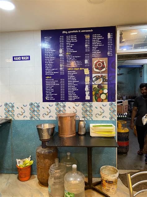 Menu At Hotel Vallavan Chettinad Chennai