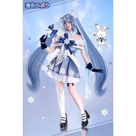 Mangu Hatsune Miku Cos Server Snow Hatsune Miku 2025 เซิร์ฟเวอร์อนิเมะ