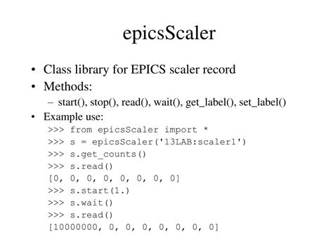 PPT Python Applications For Beamline Control PowerPoint Presentation ID