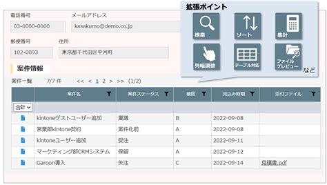 関連レコード拡張プラグイン Kintone（キントーン） プラグイン・連携サービス サイボウズの業務改善プラットフォーム