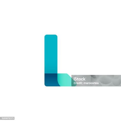 밝은 알파벳 종이 접기 글꼴 로고 디자인 로고 멀티 컬러 문자 L 벡터 일러스트레이션 10eps 3차원 형태에 대한 스톡 벡터 아트 및 기타 이미지 Istock