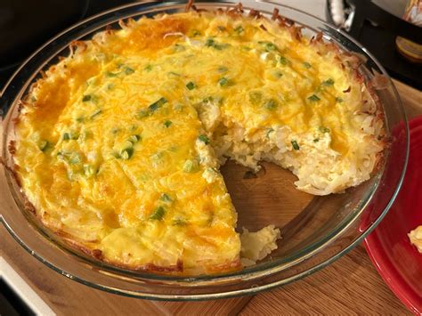 Hash Brown Crust Quiche The Engineered Mama