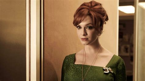 Christina Hendricks Goes Old School With A Busting Out Of Her Dress Photo Giant Freakin Robot