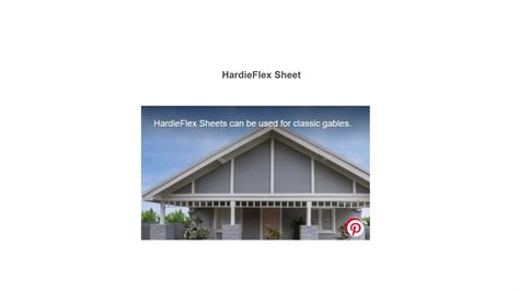 Hardie Flex James Hardie Pptx
