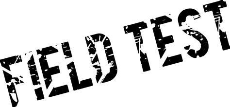 Field Test Rubber Stamp Royalty Free Vector Image