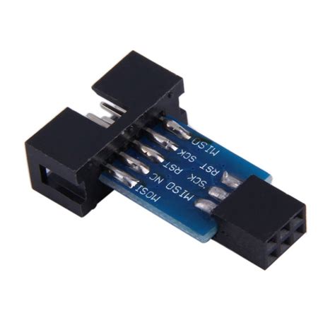 avr isp 10 pin to 6 pin adapter board