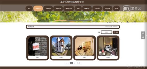 社区互助 基于ssm＋vue的社区互助平台的设计与实现 源码 数据库 文档 csdn博客