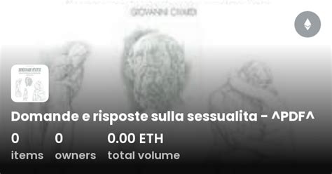 Domande E Risposte Sulla Sessualita PDF Collection OpenSea