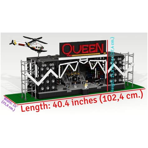 Rock Concert Stage Queen Lego Moc A Kind Of Magic Tour