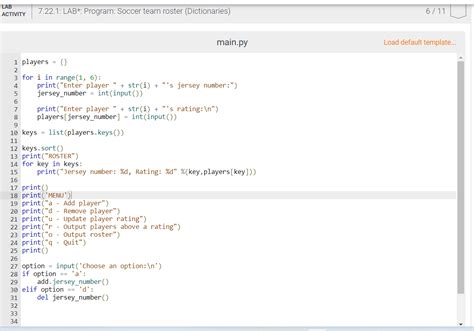 Solved Mainpy Load Default Template
