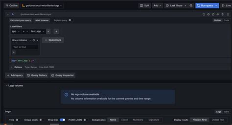 Getting No Content Response From Grafana Cloud Loki Api Not Able To Get The Logs On