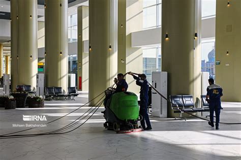 ایرنا افتتاح پروژه های عمرانی فرودگاه شهید هاشمی نژاد