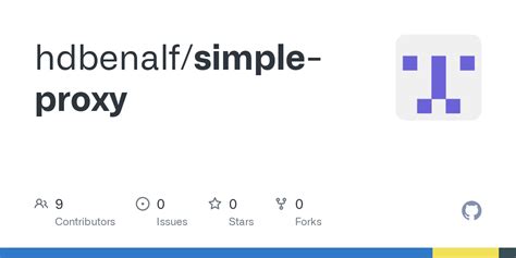 Github Hdbenalf Simple Proxy