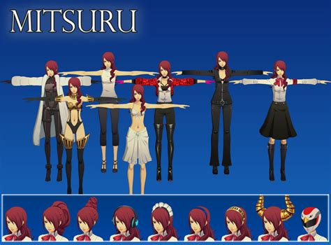 Persona 3 Dmn Mitsuru Xps Upd 3 By Xelandis On Deviantart