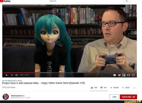 Solo Miku Project Diva X With Hatsune Miku Angry Video Game Nerd