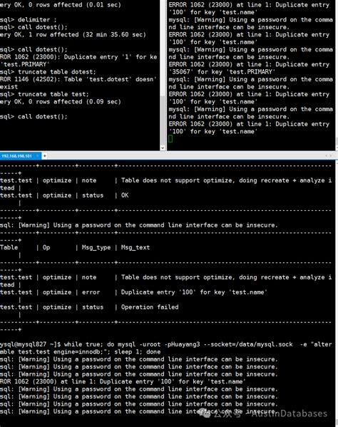 MYSQL 毛病那么多optimize table 为什么做不了 腾讯云开发者社区 腾讯云