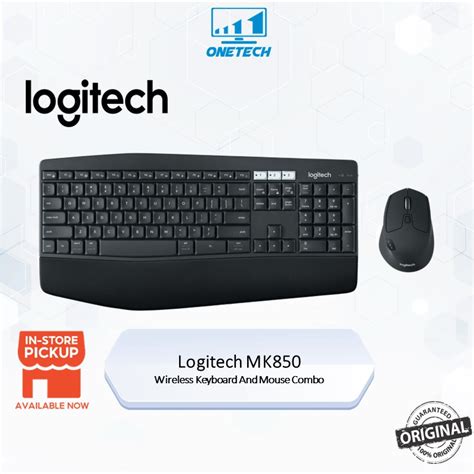 Logitech Mk850 Performance Keyboard And Mouse Combo Wireless Palm