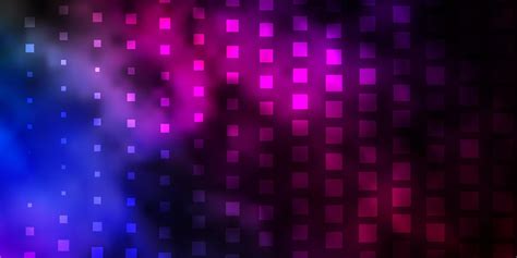 Dark Multicolor Vector Texture In Rectangular Style Rectangles With Colorful Gradient On