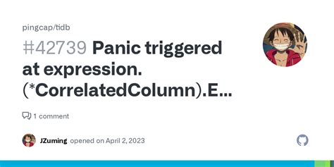 Panic Triggered At Expressioncorrelatedcolumneval Expressioncolumngo88 · Issue 42739