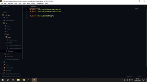 Css Error When Compiling Sass Modulebuilderror At Spacers Bootstrap