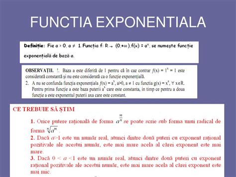 Ppt Functia Exponentiala Powerpoint Presentation Free Download Id