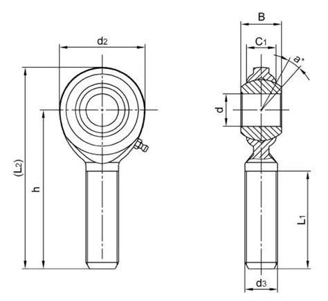 Ldk Cm6 Inch Rod Ends Heim Joints Rose Joints