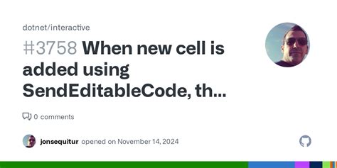 When New Cell Is Added Using Sendeditablecode The New Cell Should