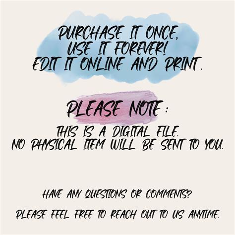 Editable Password Tracker Printable Cool Color Tone Password Organizer