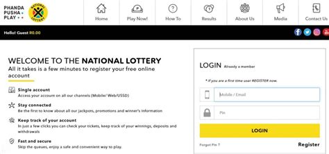 Ithuba Login How To Login To Ithuba National Lottery