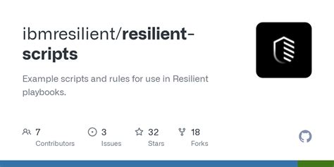 Github Ibmresilientresilient Scripts Example Scripts And Rules For