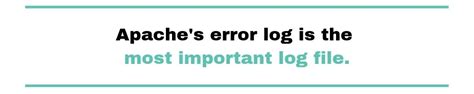 Understanding The Apache Error Log In Detail Dataset
