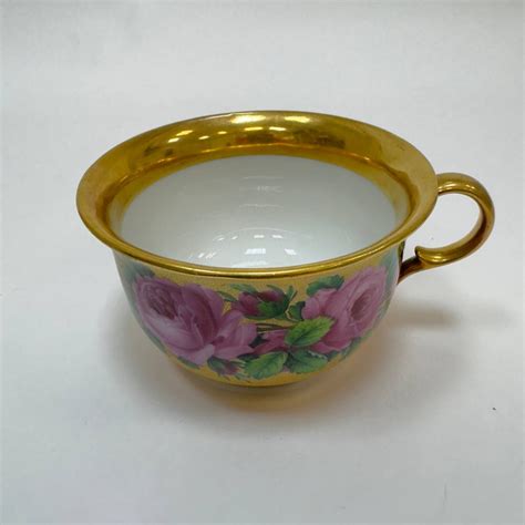 Большая чашка с блюдцем Meissen Германия 1830-40 гг - №7877 - Купить ...