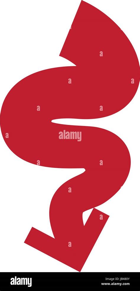 Shape Arrow Curve Stock Vector Image And Art Alamy