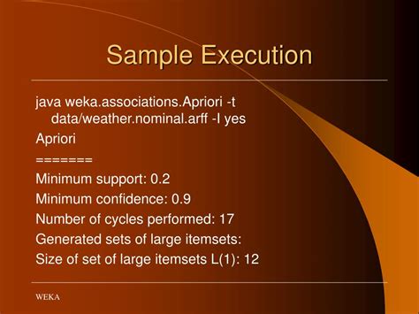 PPT Evaluation Of WEKA PowerPoint Presentation Free Download ID 3833482