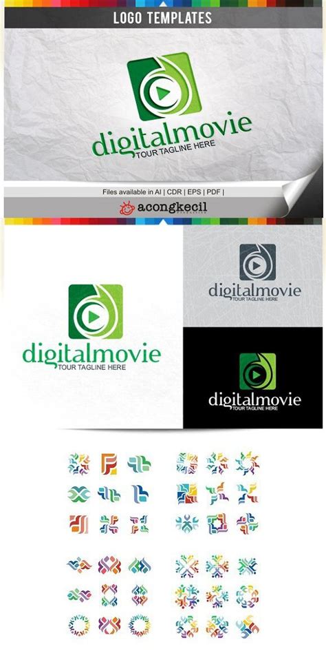 Digital Movie Logo Templates Digital Movie Logo Design Create Movie Logo Designs Creative